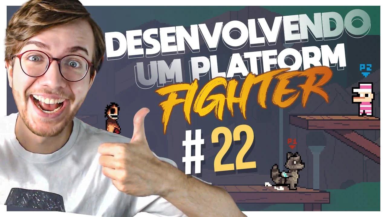 Criando um Jogo estilo Smash Bros com Personagens do Canal #22 - Marcos Game Dev Ao Vivo