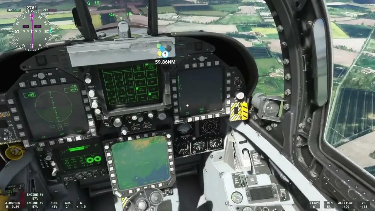 Microsoft Flight Simulator - UK Tour 1 - EGXC RAF Coningsby - EGOV RAF ...
