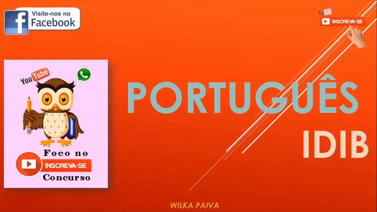 #1 Português da banca IDIB