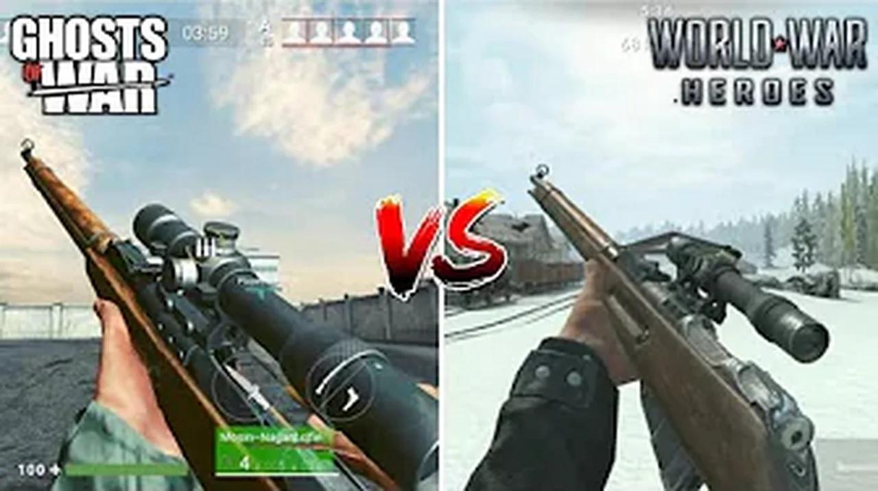 Ghosts of War Vs World War Heroes 🔸️Mosin Nagant Sniper Rifle
