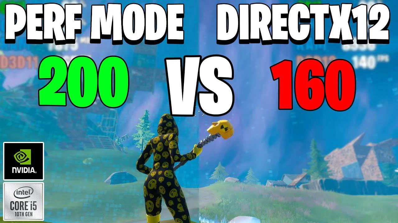 DX12 Better Than Performance Mode? Fortnite Season 8 l 1080p *dx12 vs ...