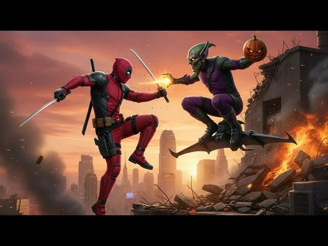 Deadpool VS Green Goblin!