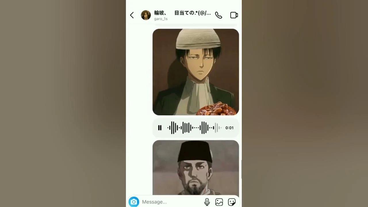 Sore wa haram da! #attackontitan #shorts #anime #levi #islam #muslim # ...