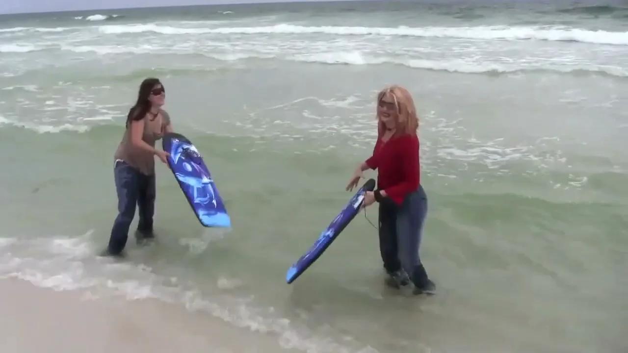 Angel and Nikita at the beach