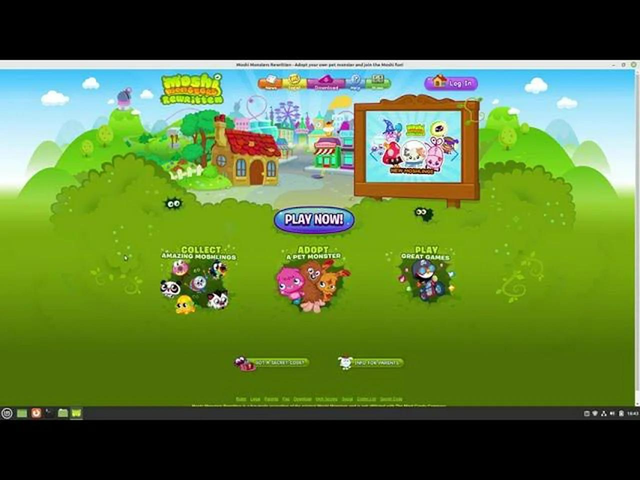 How to install Moshi Monsters Rewritten Desktop on Linux Mint 21