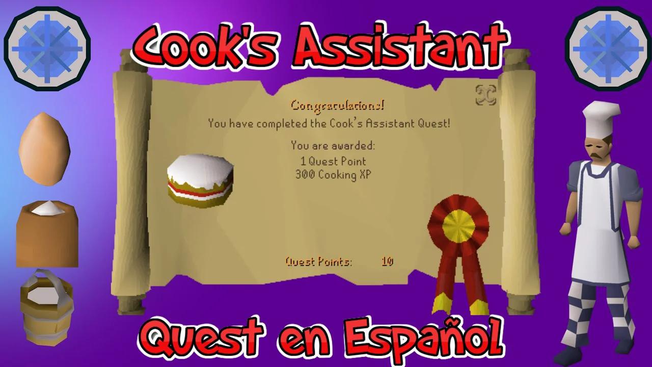 OSRS GUIA PARA LA QUEST COOK'S ASSISTANT OLD SHOOL RUNESCAPE