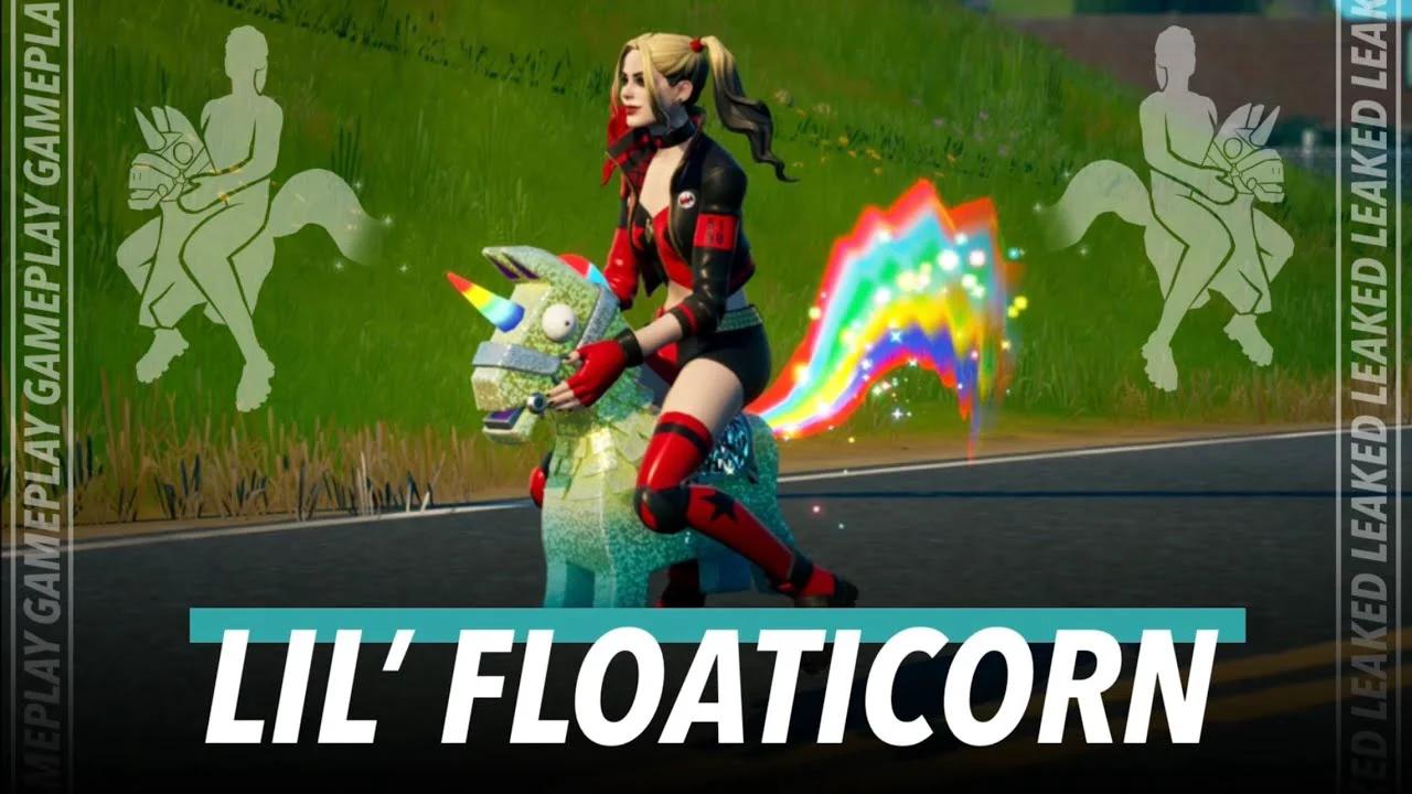 LEAKED “LIL’ FLOATICORN” EMOTE GAMEPLAY!!! (Traversal) - Fortnite ...