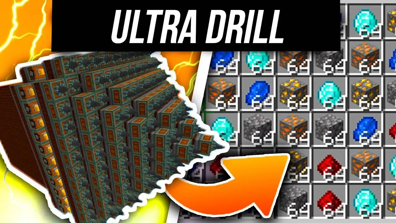 Create mod. Ultra drill. 1.16.5-1.18.2 (minecraft java edition)
