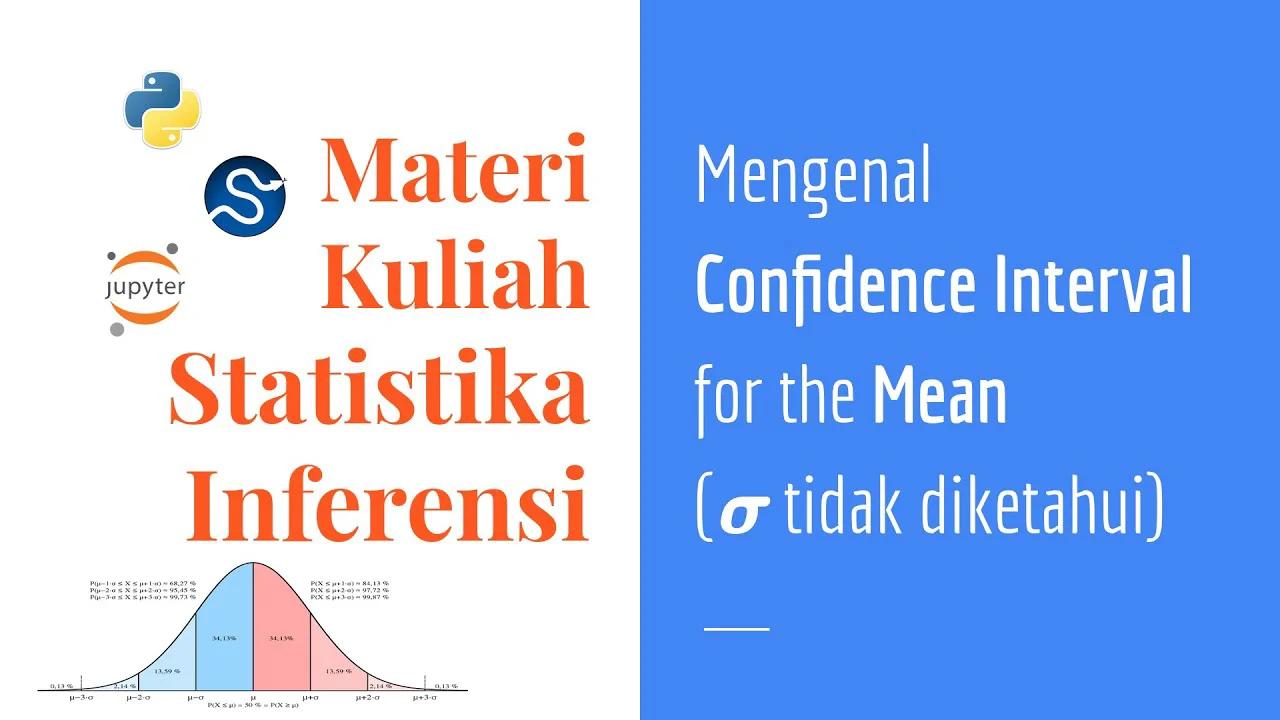 Statistika Inferensi 07 | Mengenal Confidence Interval | Standard ...