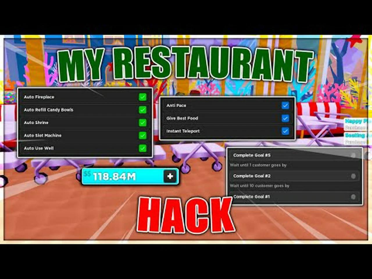 My Restaurant HACK SCRIPT - EVENT AUTOFARM, FAST WORKS, MONEY & MORE 🔥 Roblox My Restaurant Script