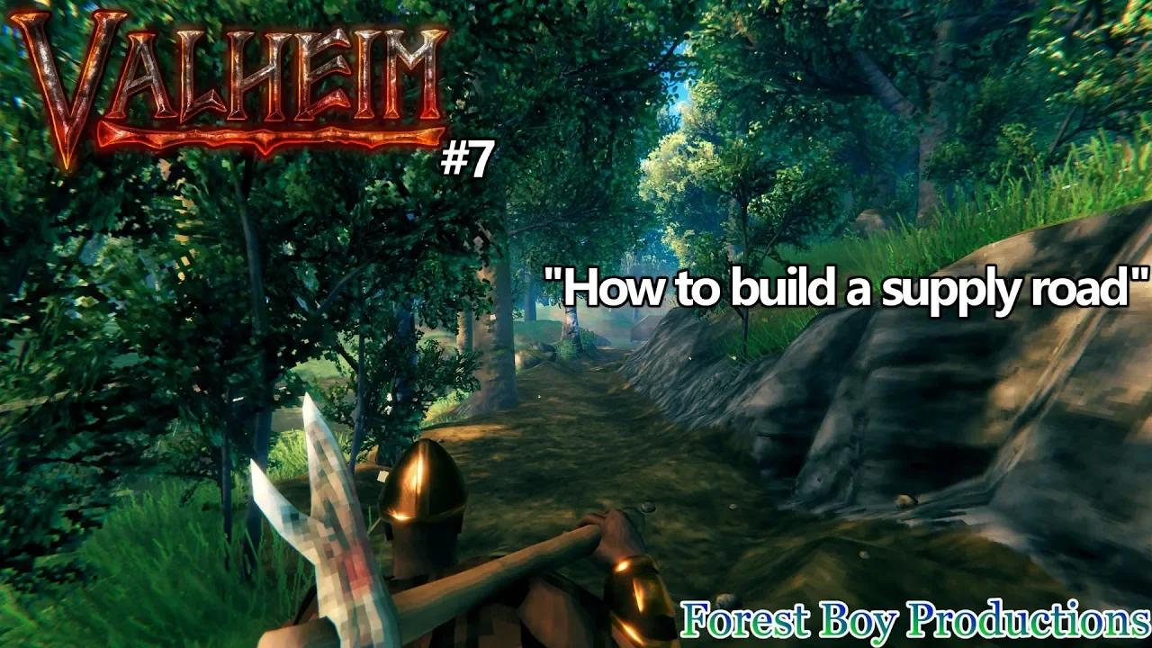 Valheim #7 - Building an ore supply road from scratch! [Gameplay ...
