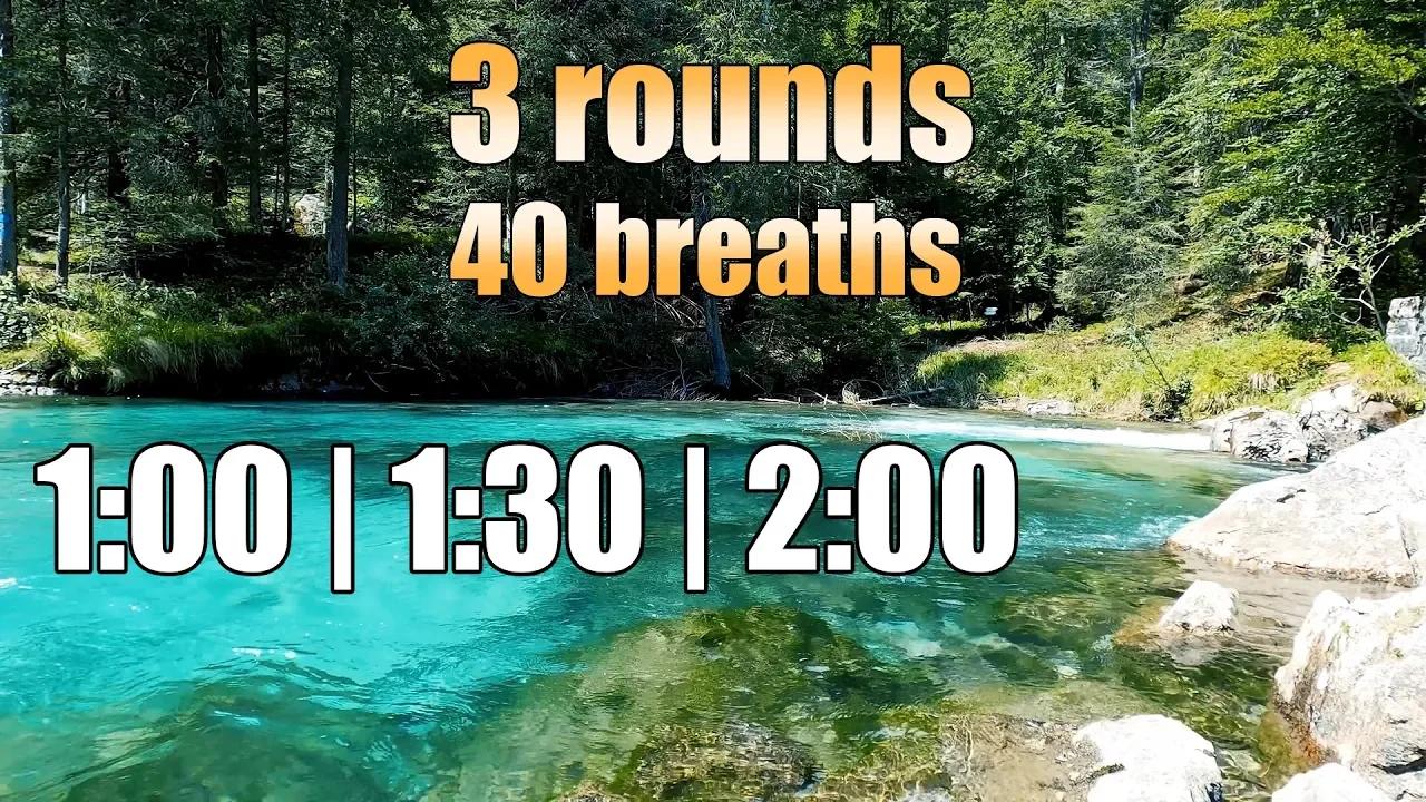 Guided Breathing - 3 rounds of Wim Hof Breath Exercise