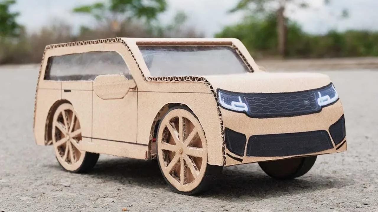 DIY Car Ranger Rover from Cardboard - Easy Cardboard Crafts
