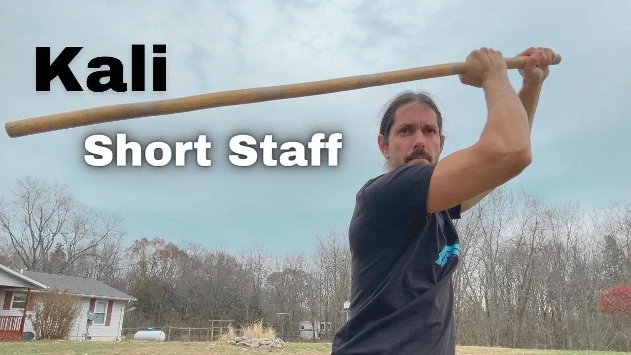 Kali Staff Fighting Drills of Filipino Martial Arts