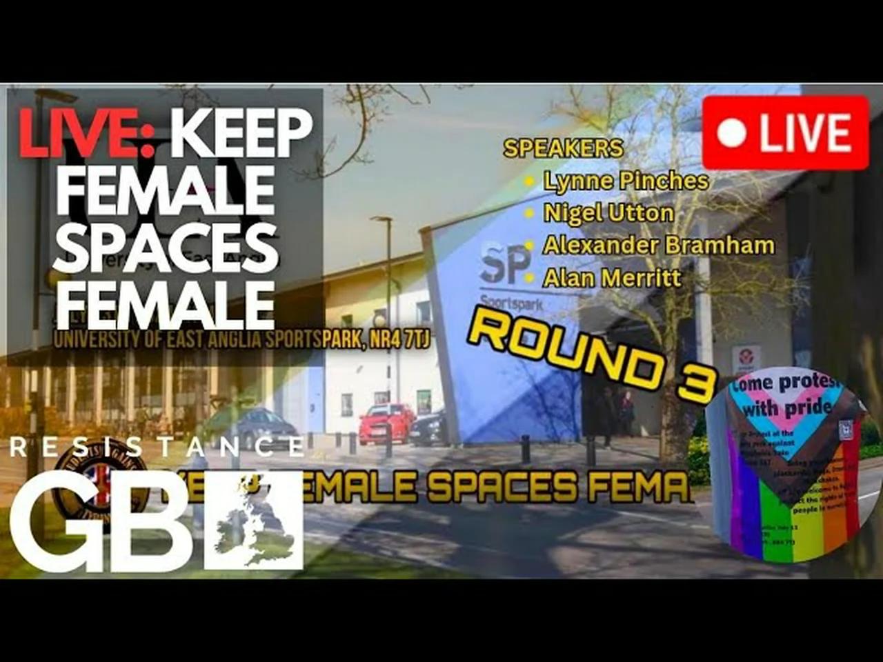 🔴 LIVE: Keep Female Spaces Female Protest, Students Against Tyranny l ...