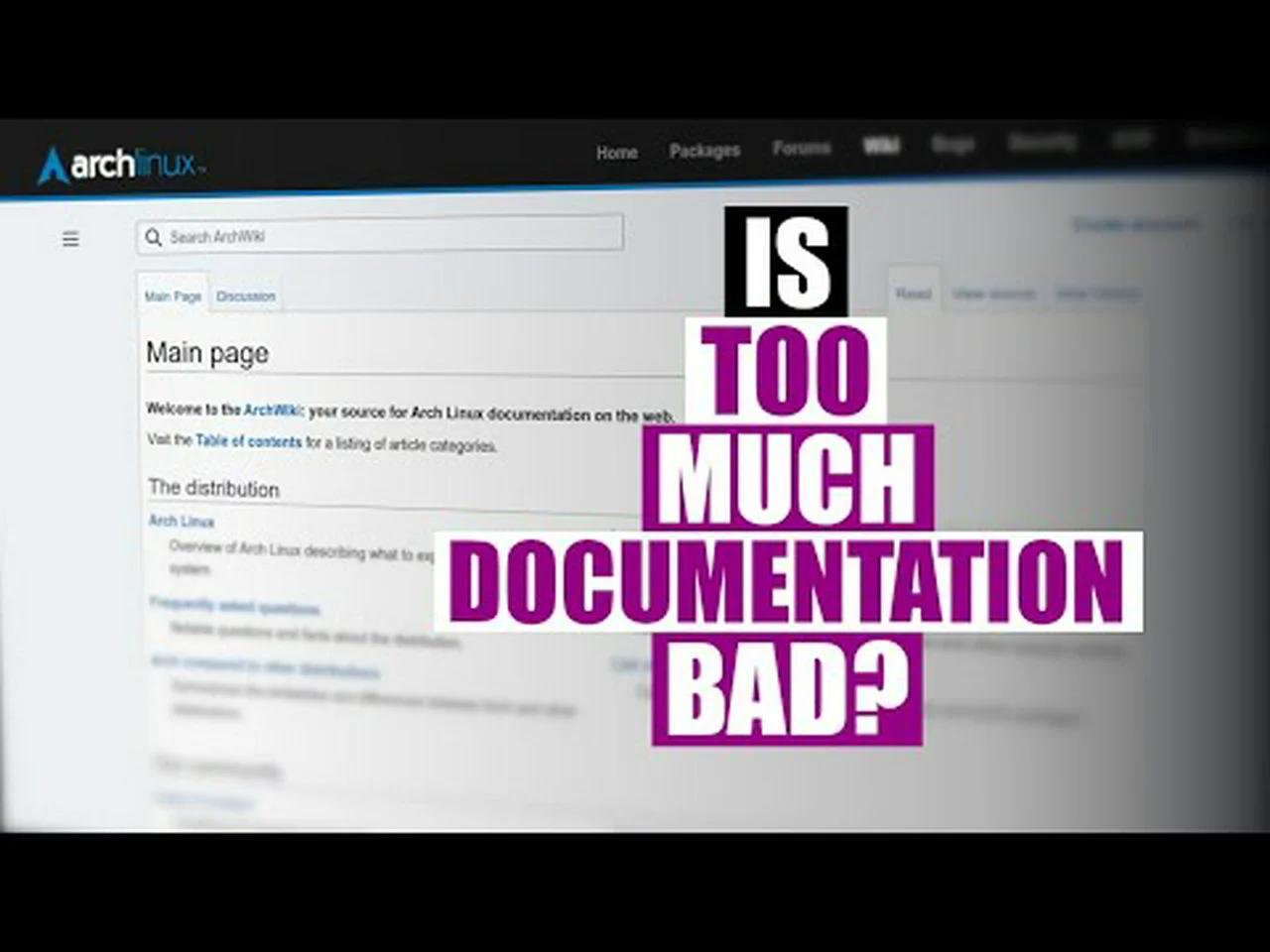 Is Too Much Documentation Bad? (Is No Documentation OK?)