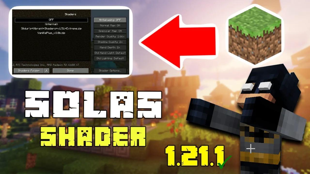 How To Install Solas Shaders in Minecraft 1.21.1 (2024)