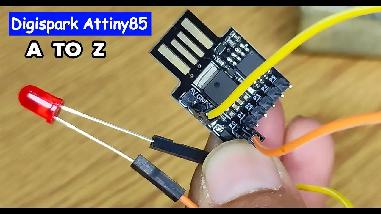 Digispark Attiny85 Usb Development Board Programming And Led Blinking