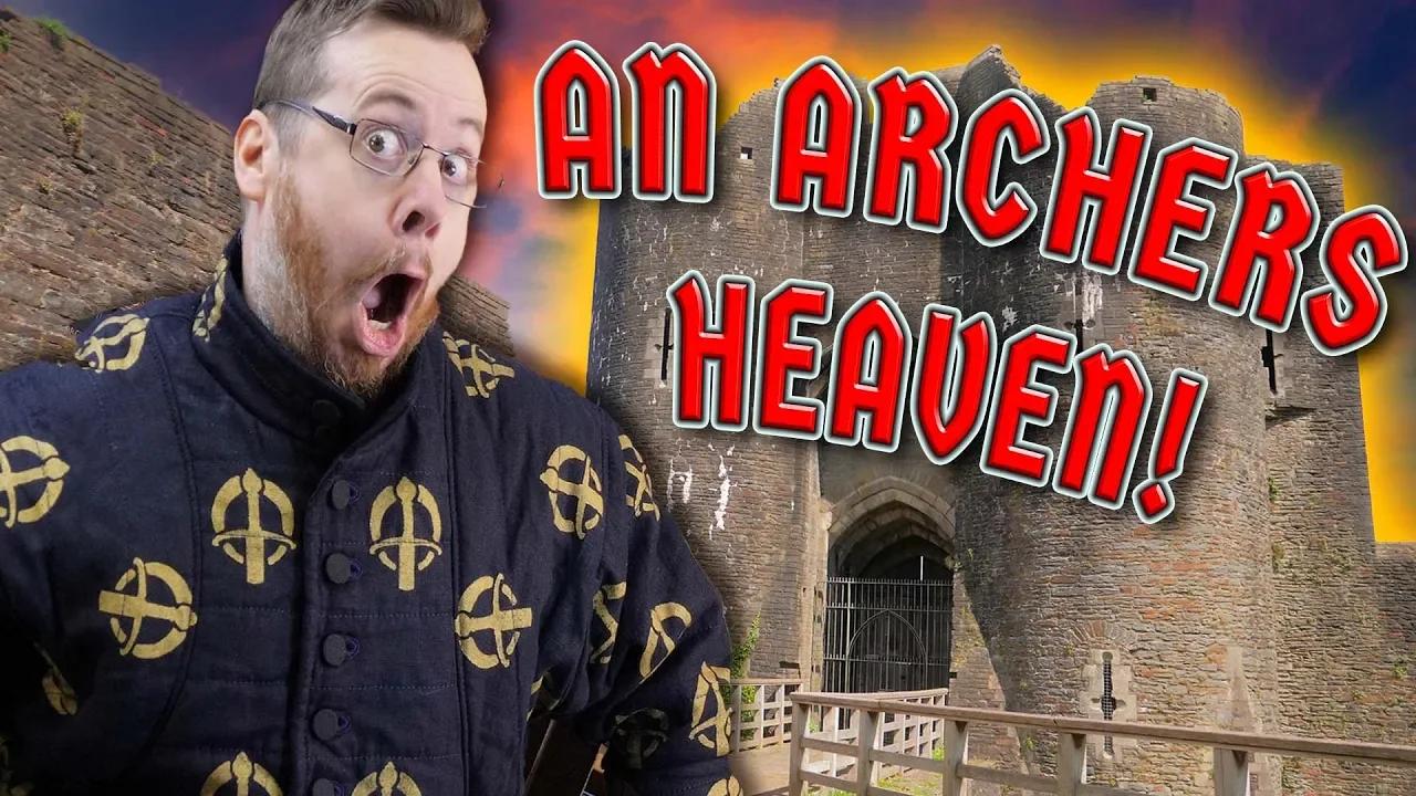 CASTLE HOARDING! Caerphilly CASTLE tour.