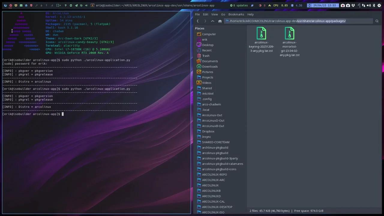 Arcolinux 3481 Arcolinux Application 14 Adding Arcolinux Keyring 3770