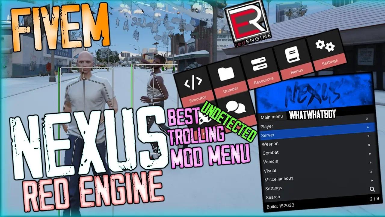 Nexus - Best Undetected TROLLING Mod Menu For FiveM & RedEngine ...