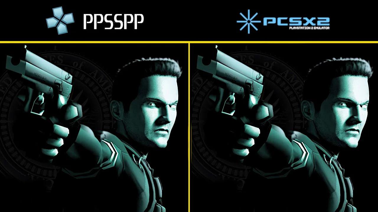 Syphon Filter: Dark Mirror | PPSSPP vs PCSX2 Comparison | PSP / PS2