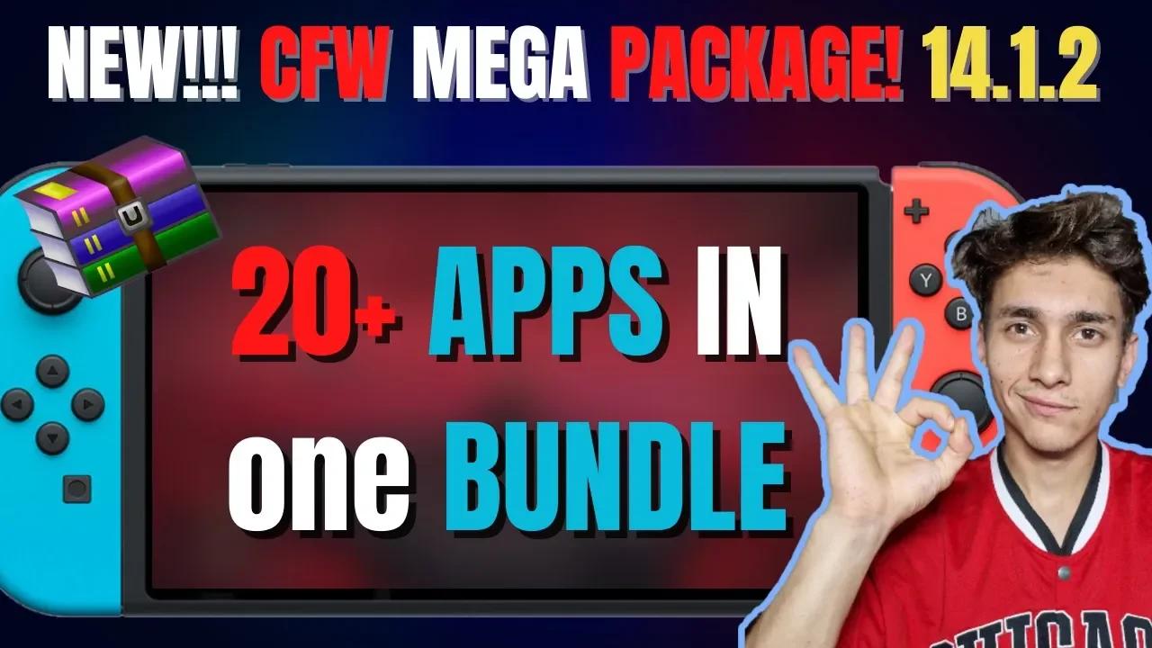 NEW CFW MEGA PACKAGE !!!OVER 20 APPS!!! - Switch 14.1.2 [2022]