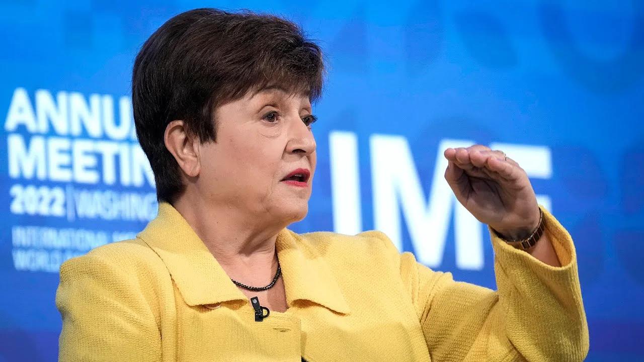 LIVE: IMF Head Kristalina Georgieva Holds a News Conference