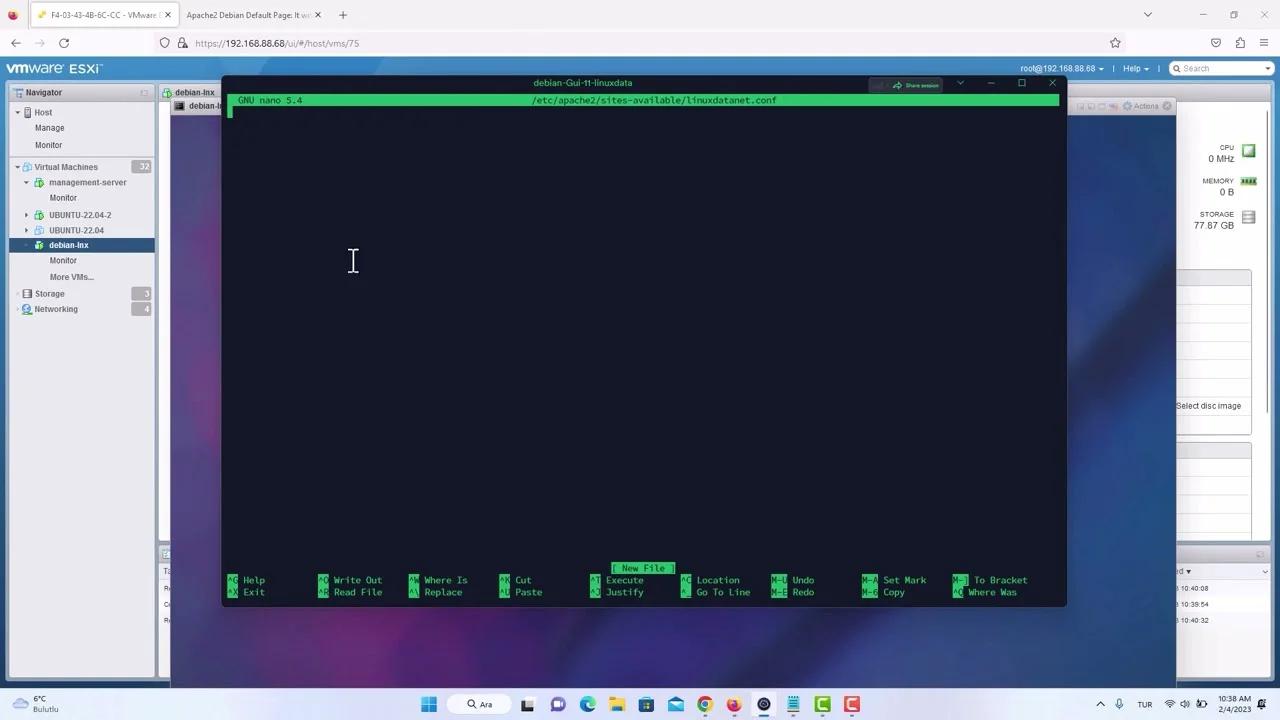 Debian 11 Üzerinde Apache Web Sunucusu Nasıl Kurulur?