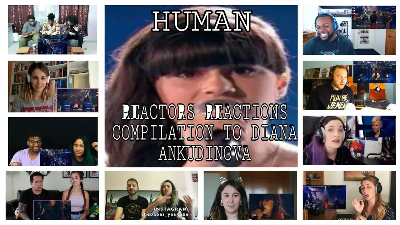 Диана Анкудинова - Human Reactors Reactions Compilation