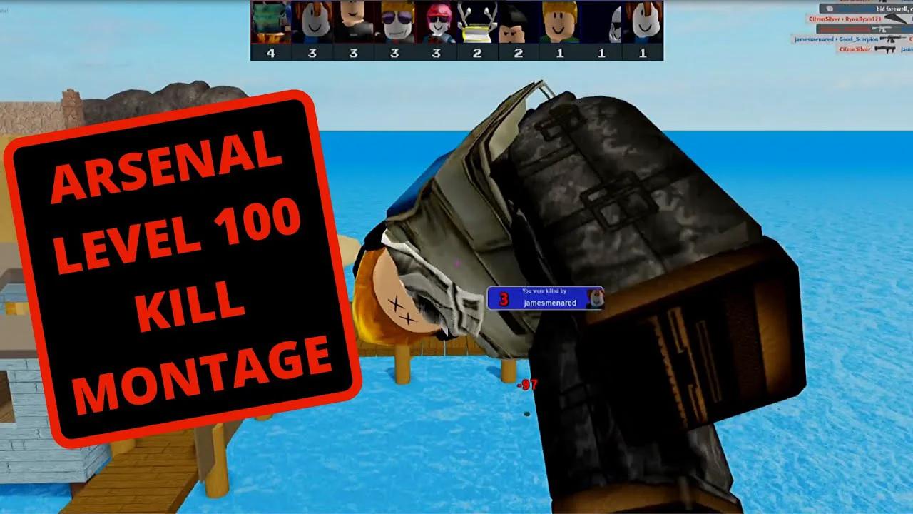 ROBLOX ARSENAL LEVEL 100 MONTAGE!