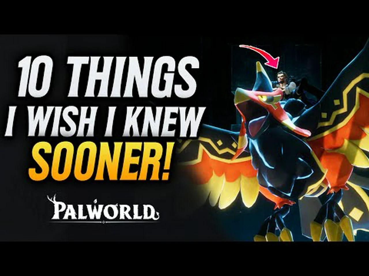 Palworld Ultimate Starter Guide! 10 Things I Wish I Knew Sooner!