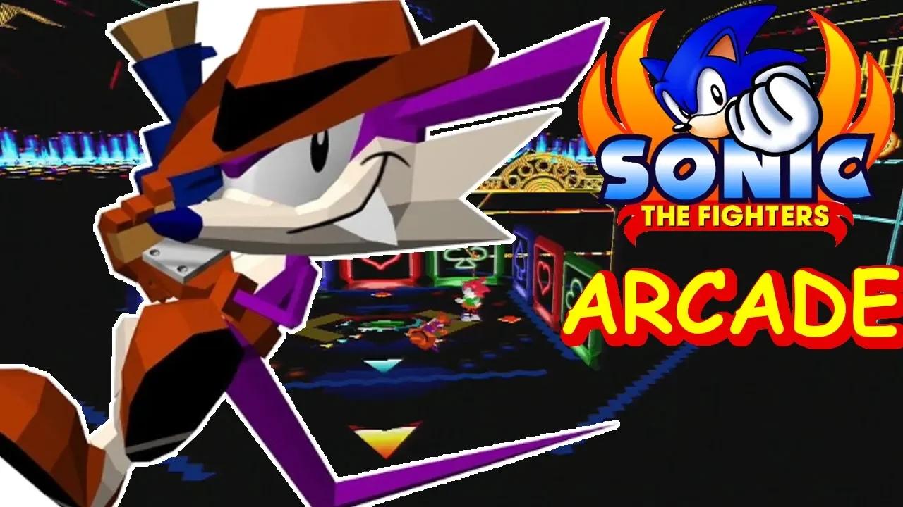 Sonic The Fighters Fang the Sniper Arcade