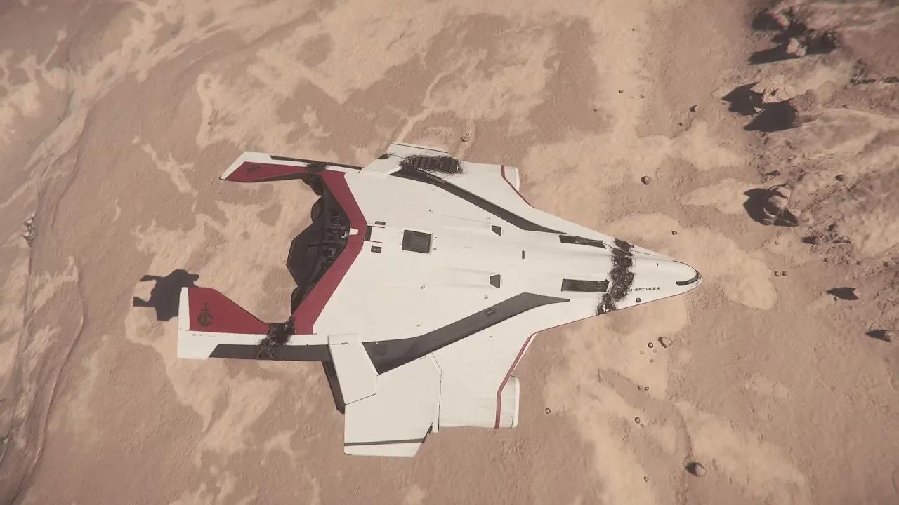 Star Citizen #MLTC C2 Hercules flying.