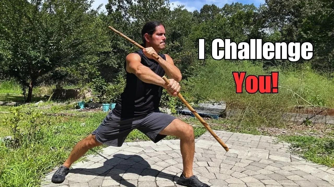 Double Stick Drill Challenge 1 Of 10 Kali Stick Fighting