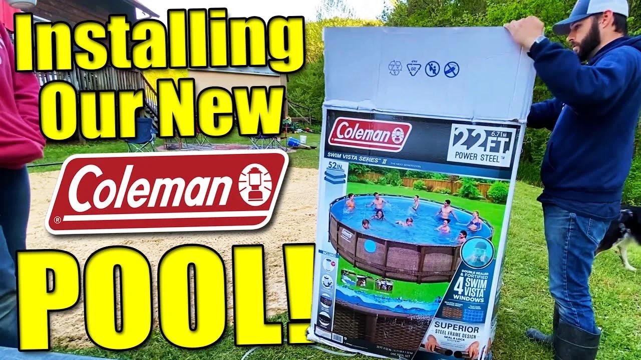 Installing Coleman 22 ft Power Steel Above Ground Pool