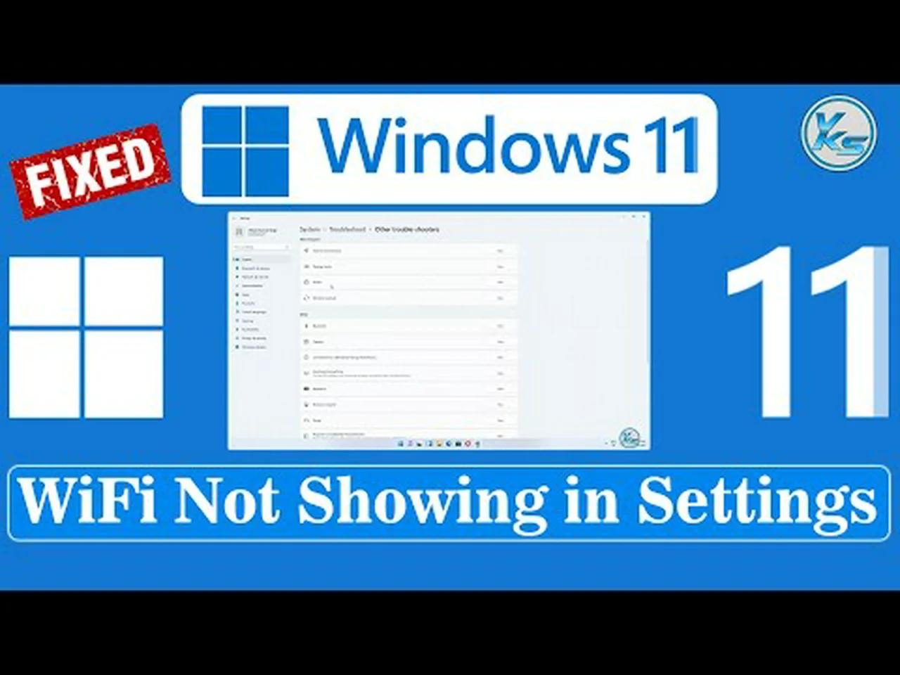 How To Fix WiFi Not Showing in Settings On Windows 11 | Fix Missing WiFi