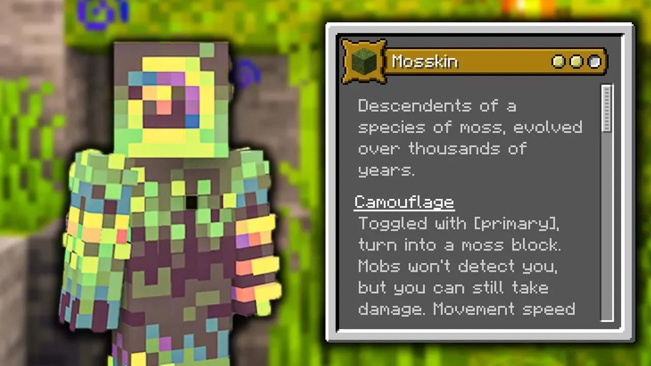 Mosskin Origin - Minecraft Origins Explained
