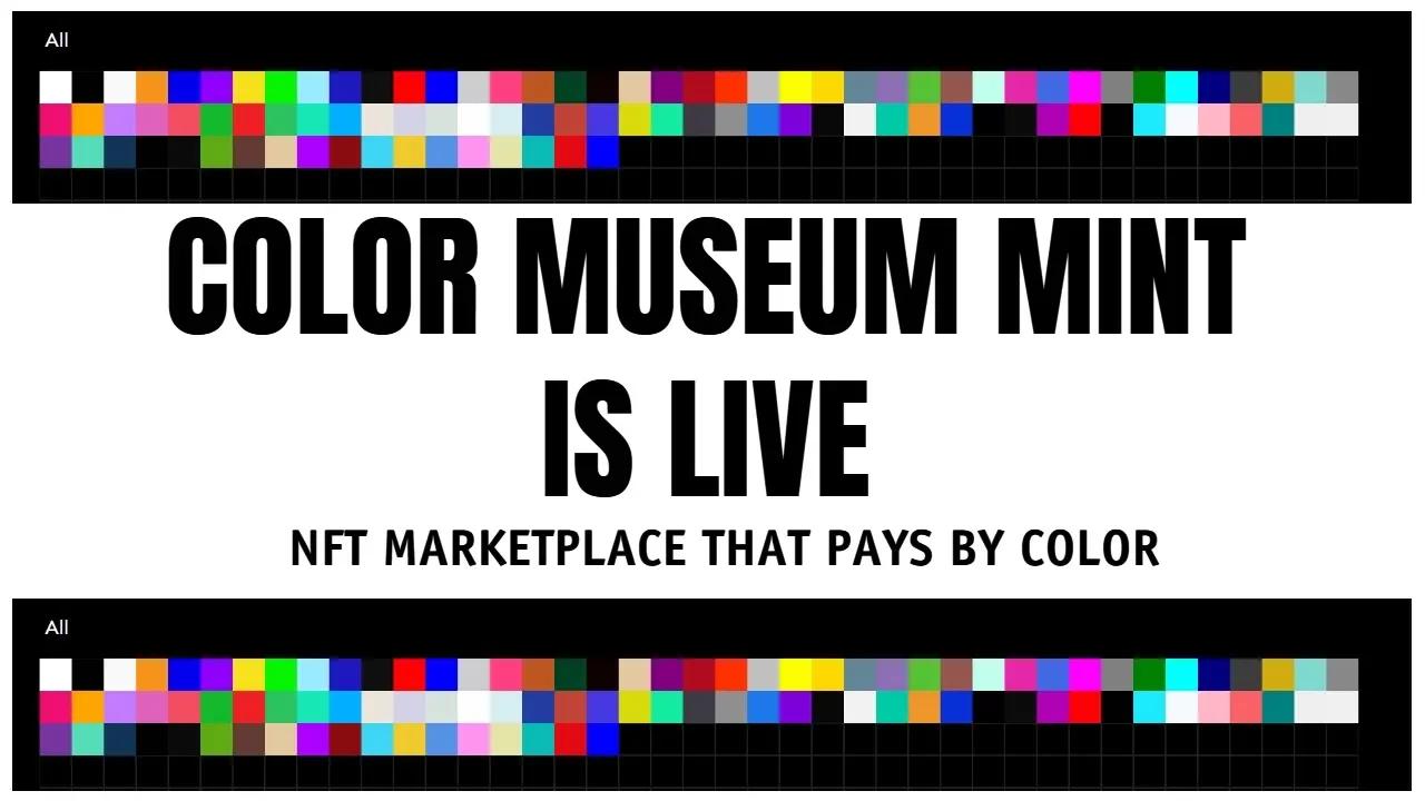 Color Museum NFT Mint is Live on the Ethereum Blockchain