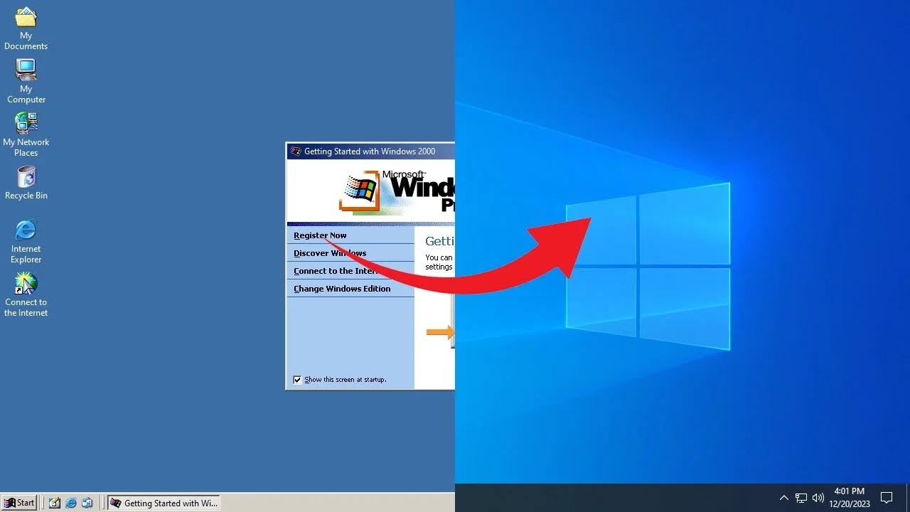 Restoring Project 2000 to Windows 10