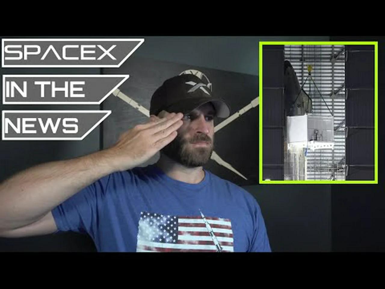 SpaceX Starlink Loader Docked To First Orbital Starship