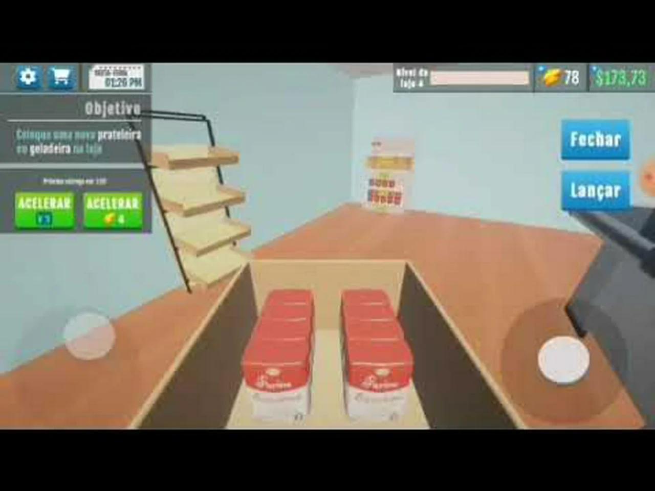 Supermarket maganer simulator 3d dinheiro infinito