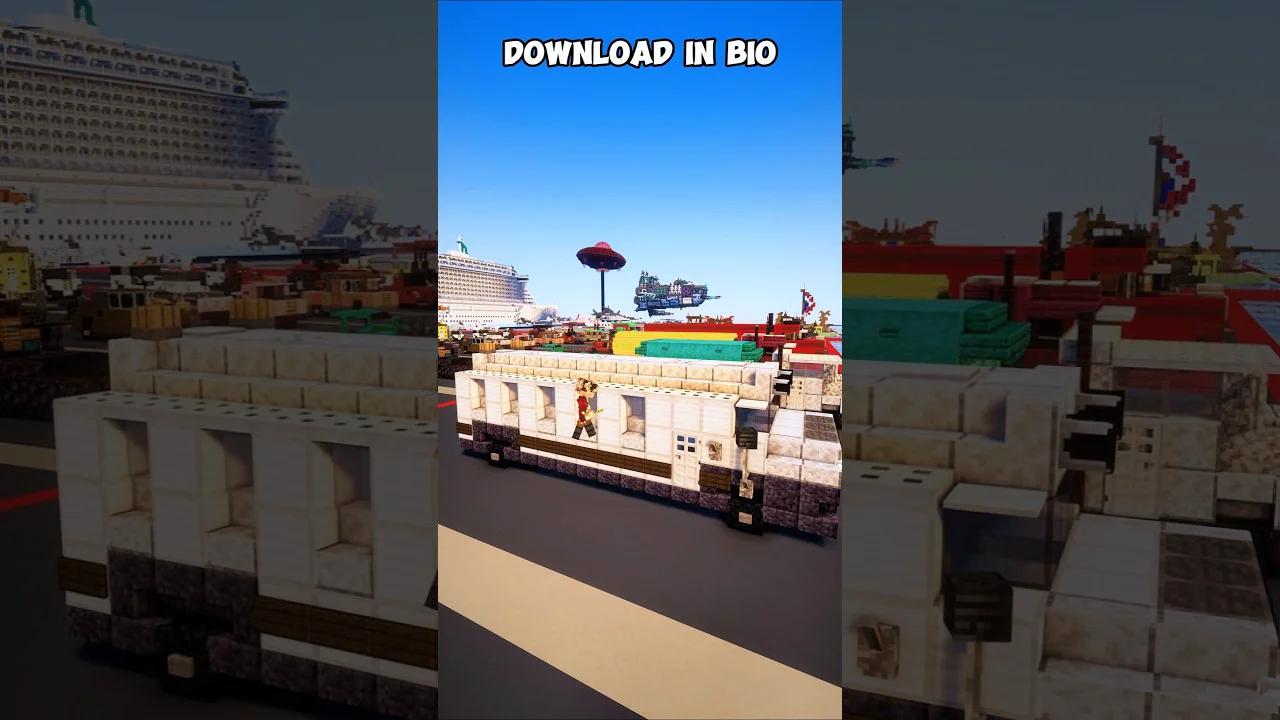 Minecraft: Prison Bus Build #minecraft #shorts