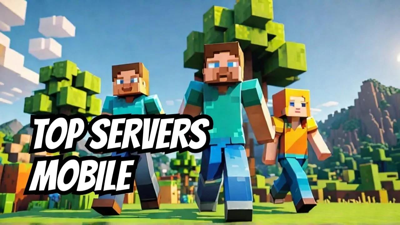 Top 4 Minecraft Servers for Mobile | Join the Adventure! 🌟