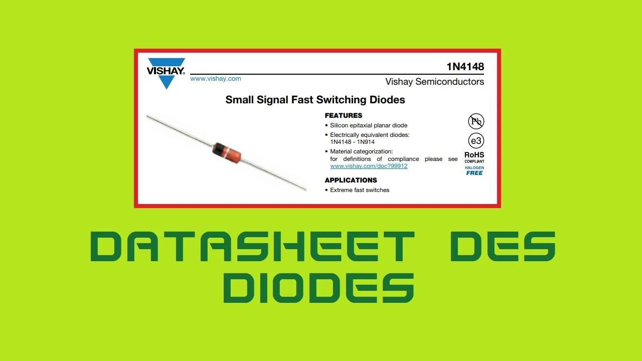 Cyrob : Comprendre les datasheets des diodes