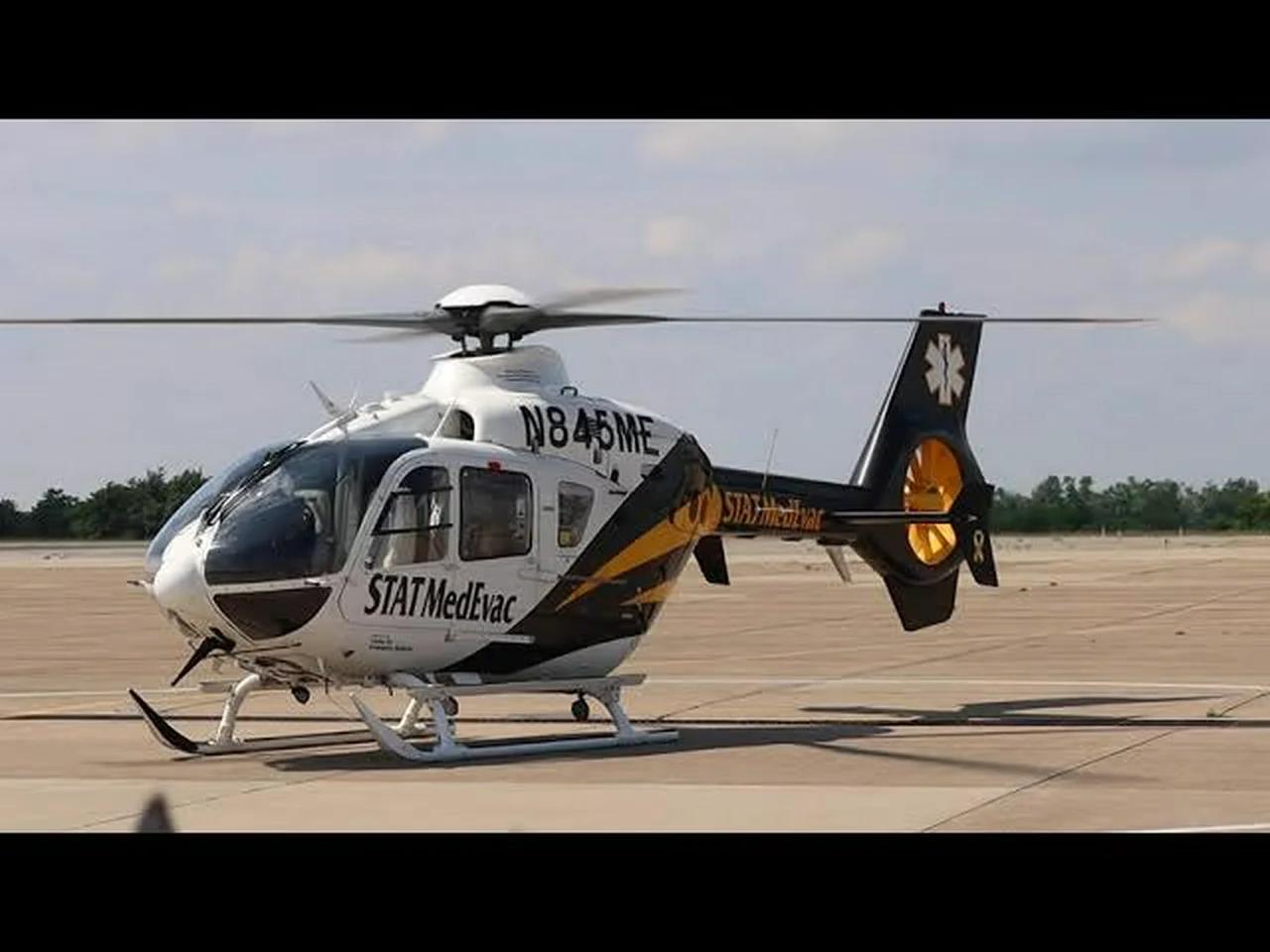 N845ME - STAT MedEvac 15 Taking Off