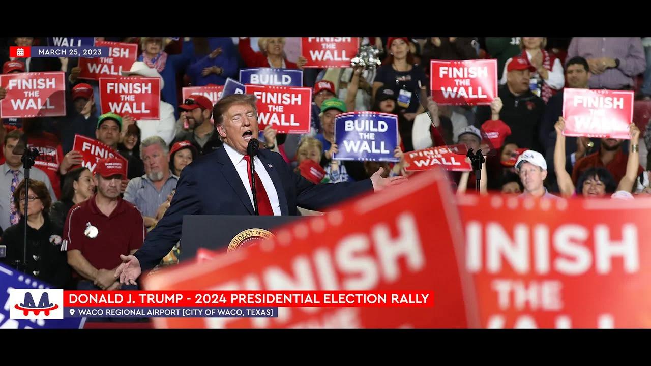 🇺🇸 Donald J. Trump - 2024 Presidential Election Rally in Waco, Texas ...