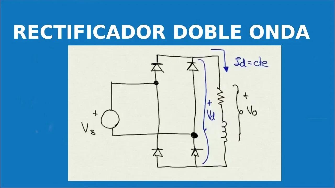 Rectificador de onda COMPLETA con puente de diodos EJERCICIOS resueltos