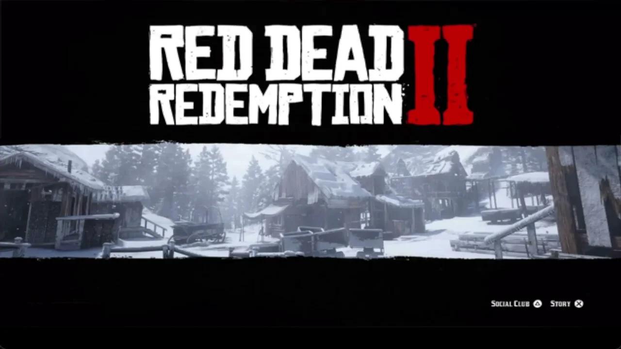 Red Dead Redemption 2 Concept Menu on PS2 using GsKit