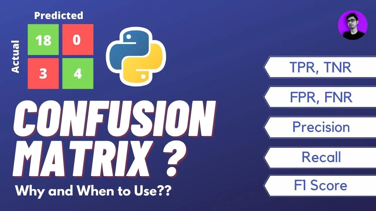 Confusion Matrix Complete Tutorial | Precision | Recall | F1 Score ...